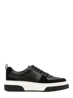 FERRAGAMO Gancini Two-tone Sneakers - Black