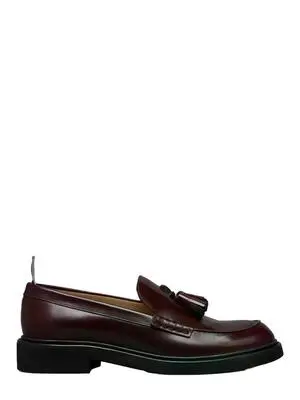 Thom Browne Rwb Tassel-detailed Loafers - Red