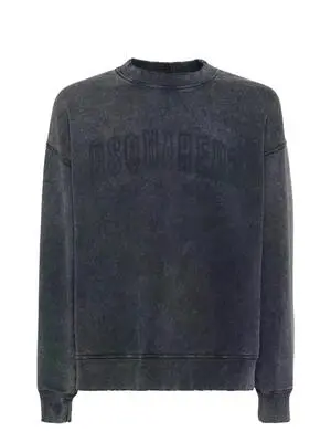 Dsquared2 Logo-Print Sweatshirt Blue