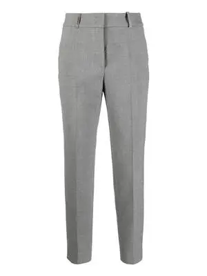 Peserico Cropped Tailored Trousers - Grey