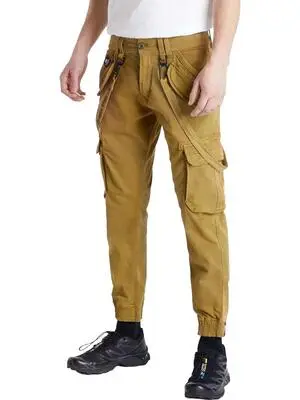 Alpha Industries Straight-leg Cargo Trousers - Brown
