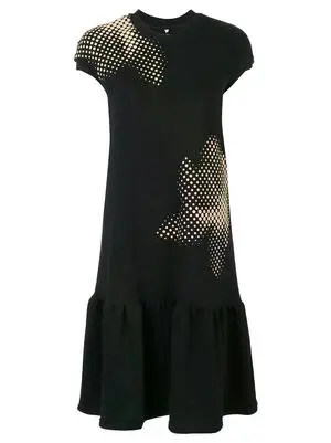 IOANA CIOLACU T-shirt Drop Waist Dress - Black