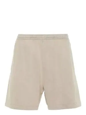 Acne Studios Logo-patch Jersey Shorts - Neutrals