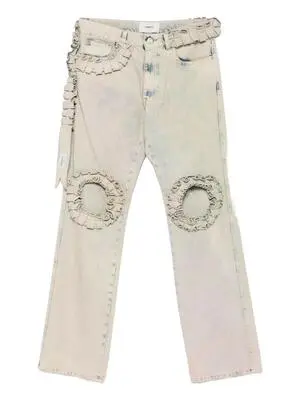 COPERNI Ruffle-Detail Boyfriend Jeans