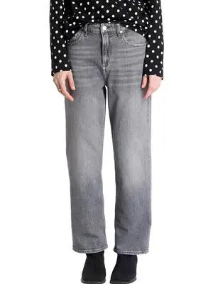 Tommy Hilfiger Layla High-rise Straight Jeans - Grey