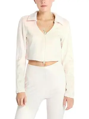 Adidas Zip-up Sweatshirt - Neutrals