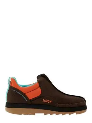 REEBOK Leather Slip-on Sneakers - Black