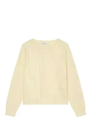 Marc O'polo Textured Crew-neck Sweater - Yellow