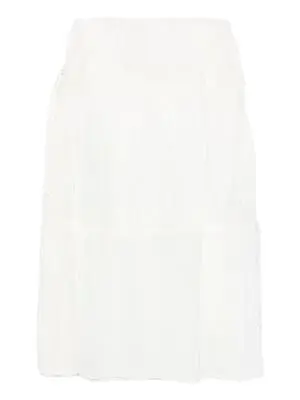 TOTEME Organic Cotton Tiered Skirt