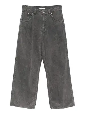 SUNFLOWER Wide-leg Trousers - Grey