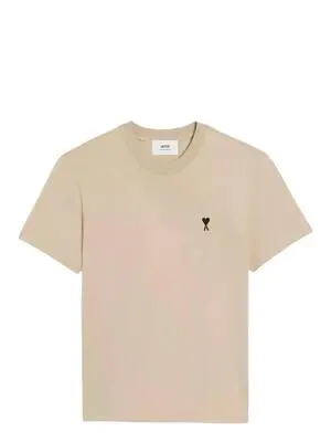 AMI Paris De Coeur T-shirt - Neutrals