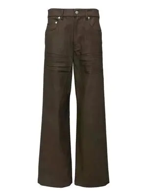 Rick Owens Geth Wide Leg Jeans - Brown