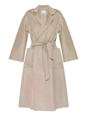 Max Mara Ludmilla Belted Wrap Coat - Neutrals