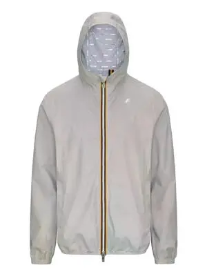 K-WAY Jacket With Zip Closure Neutrals