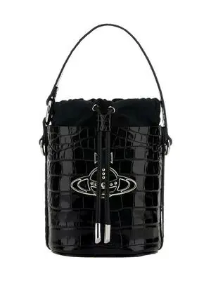 VIVIENNE WESTWOOD Daisy Bucket Bag - Black