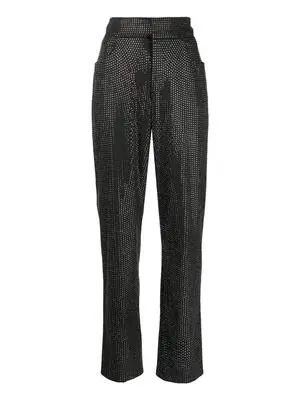 Giuseppe Di Morabito Crystal-embellished Trousers - Black