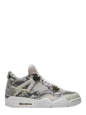 JORDAN Air 4 Retro Premium Sneakers - Grey