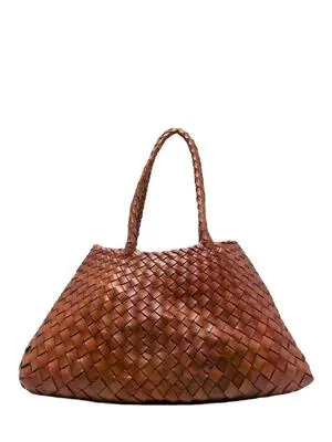 Dragon Diffusion Large Santa Croce Shoulder Bag - Brown