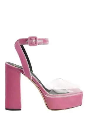 GIUSEPPE ZANOTTI Betty Plexi Sandals - Pink