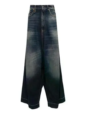 R13 Jesse Wide Leg Jeans - Blue