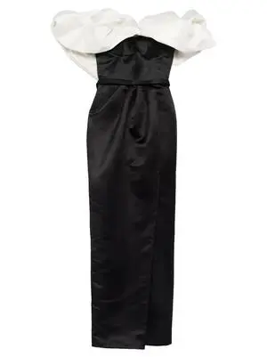AAVVA Off-shoulder Maxi Dress - Black