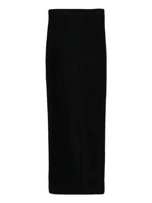 Max Mara Seta Midi Skirt - Black
