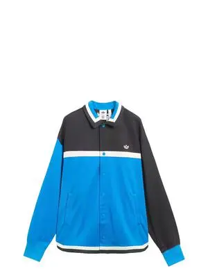 Adidas Logo-print Sport Jacket - Blue