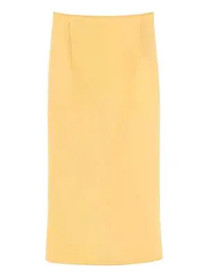 Maticevski Antenna Pencil Skirt - Yellow
