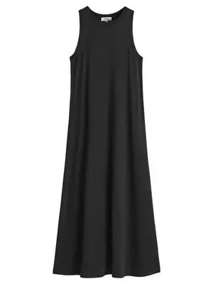 Cos Sleeveless Knitted Midi Dress - Black
