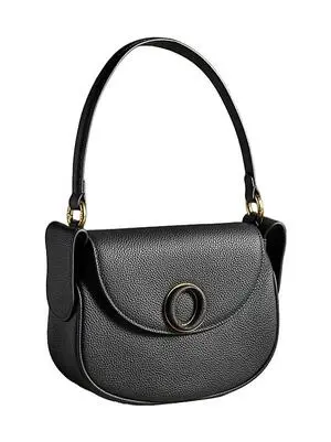 BOB ORÉ Mako Leather Shoulder Bag Black