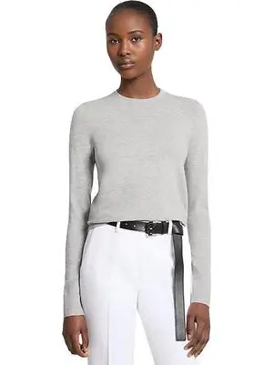 Michael Kors Stretch Viscose Long-sleeve Shirt - Grey