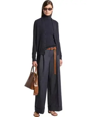 Michael Kors Michael Kors Collection Cashmere Cardigan Blue