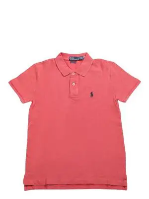Polo Ralph Lauren Knit Collar Polo Shirt - Pale Red