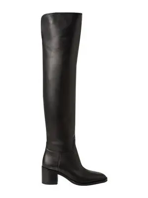 Ralph Lauren Barnet 55 Mm Calfskin Boots - Black