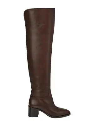 Ralph Lauren Barnet 55 Mm Calfskin Boots - Luggage Brown