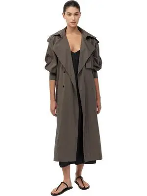 ST AGNI Relaxed Trench - Khaki