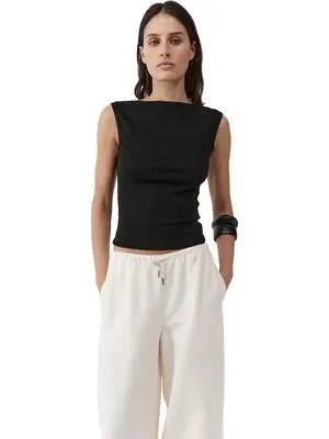 ST. AGNI St Agni Organic Cotton Ballerina Top