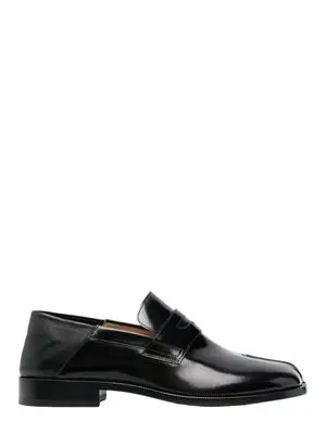 MAISON MARGIELA Tabi Split-toe Slip-on Loafers - Black