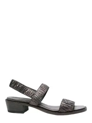 PANTANETTI Metallic Sandals - Grey