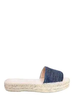 MANEBÍ Woven-Strap Slide Sandals