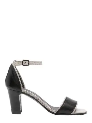 PANTANETTI 80mm Leather Sandals - Black