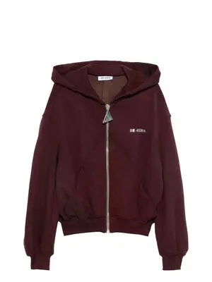 Attico Zip-up Hoodie - Purple