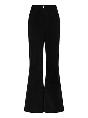 FERRAGAMO Flared Trousers - Black
