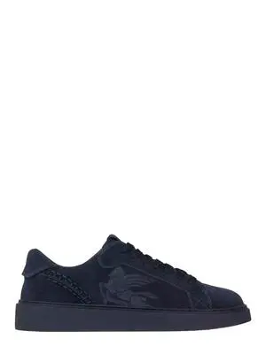 Etro Suede Low-top Sneakers - Blue