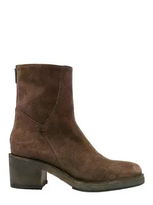 PANTANETTI 60mm Suede Boots - Brown