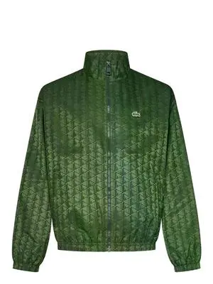 Lacoste Monogram Print Track Jacket - Green