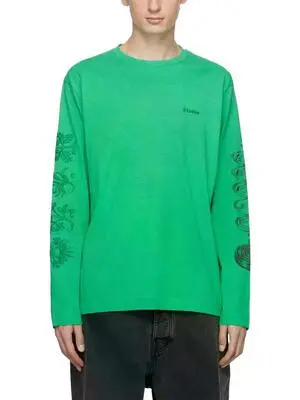Études Studio X Batia Suter Wonder Graphic-print Long-sleeve T-shirt - Green
