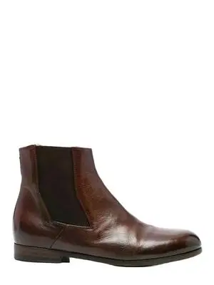 PANTANETTI Leather Ankle Boots - Brown