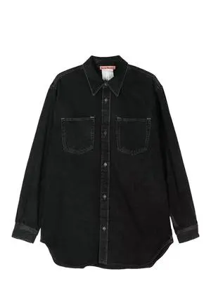 Acne Studios Long-sleeve Denim Shirt - Black