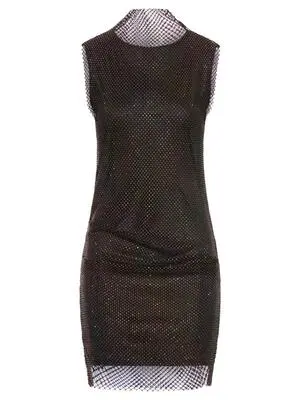 Sportmax Rhinestone-embellished Dress - Black